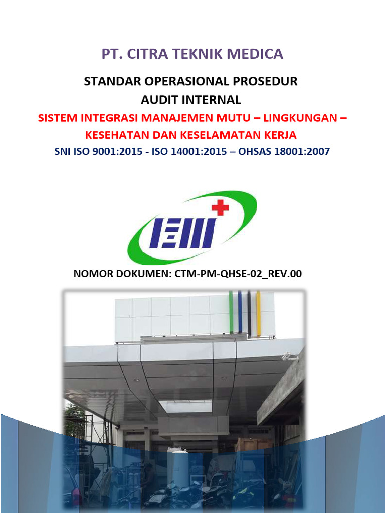 2. CTM-PM-QHSE-02 PROSEDUR AUDIT INTERNAL DAN P2 | PDF