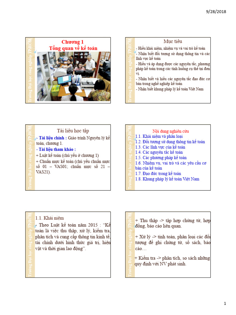 Chuong 1 - Tong Quan Ve Ke Toan | PDF