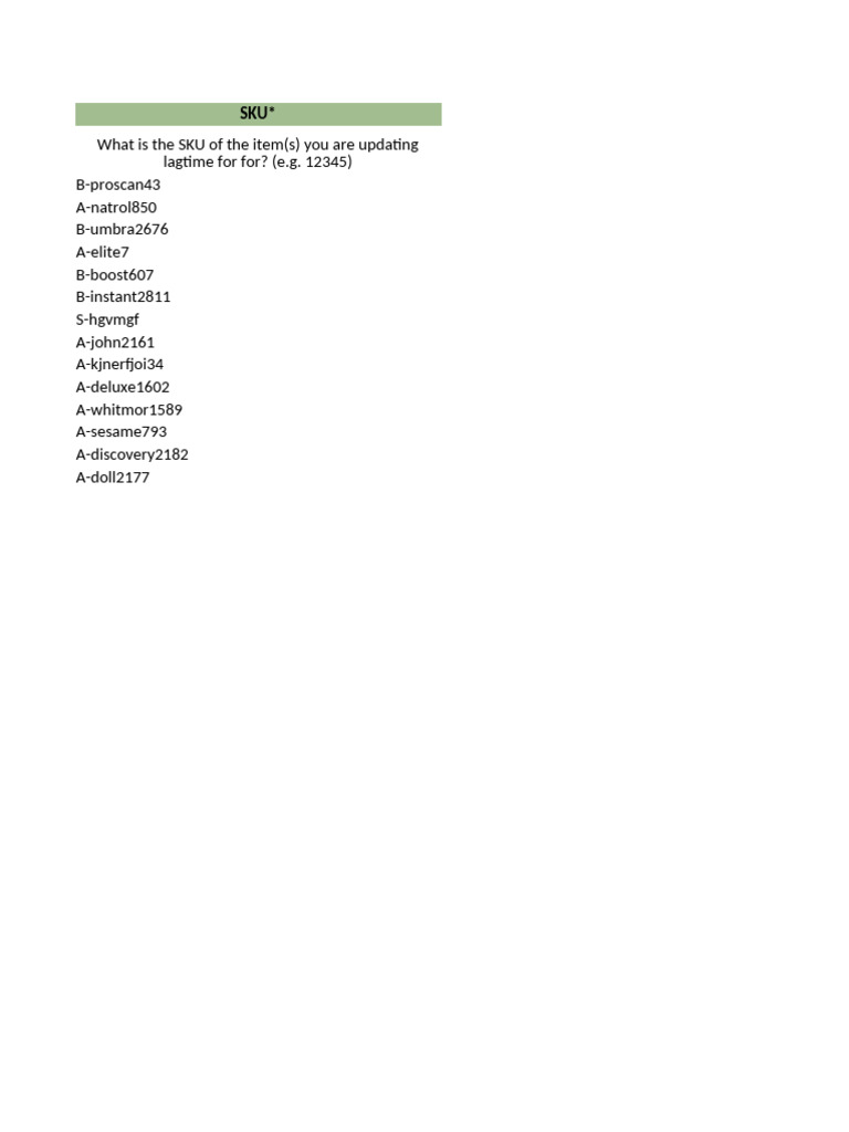 Expidite Lag-Time | PDF