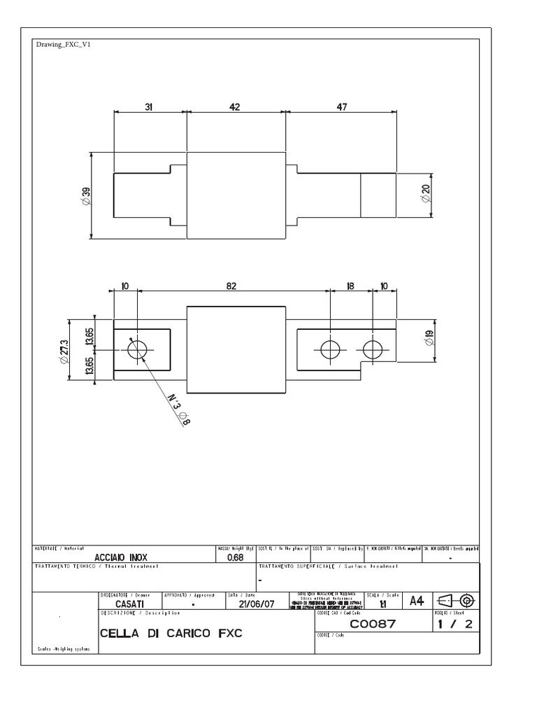 Drawing FXC V1 | PDF