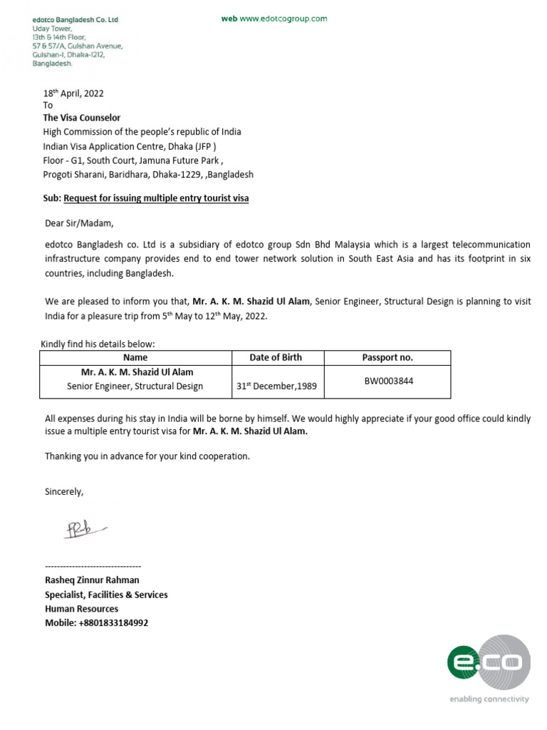 NOC letter | PDF