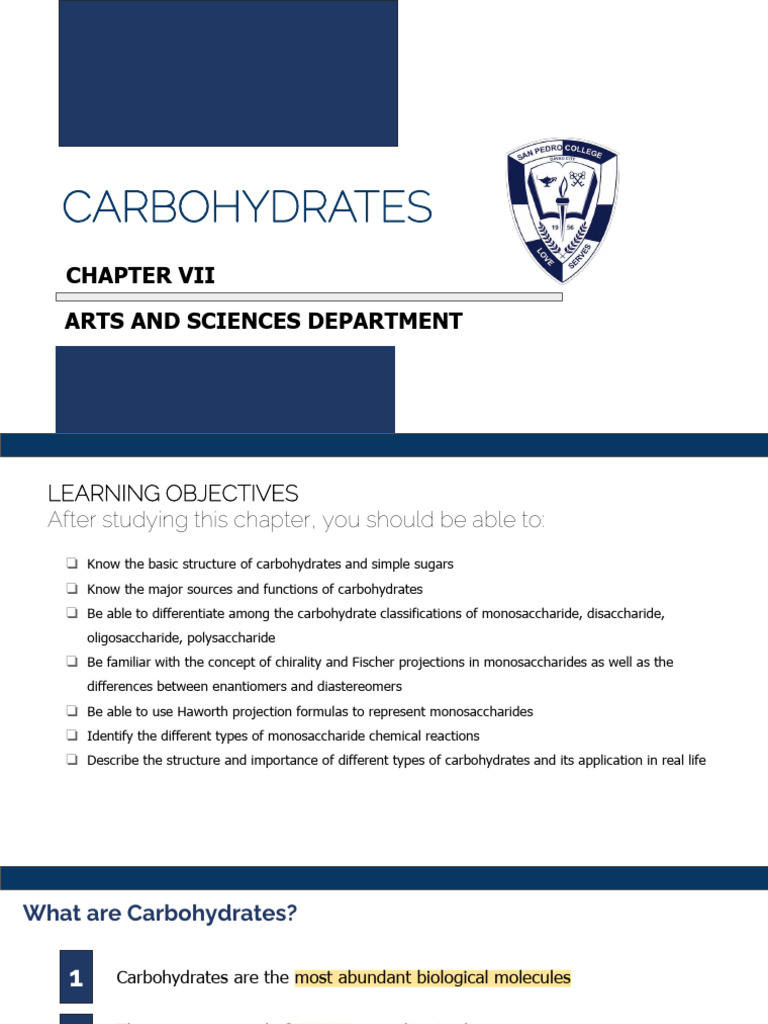 Understanding Carbohydrates: Types & Functions | PDF | Carbohydrates ...