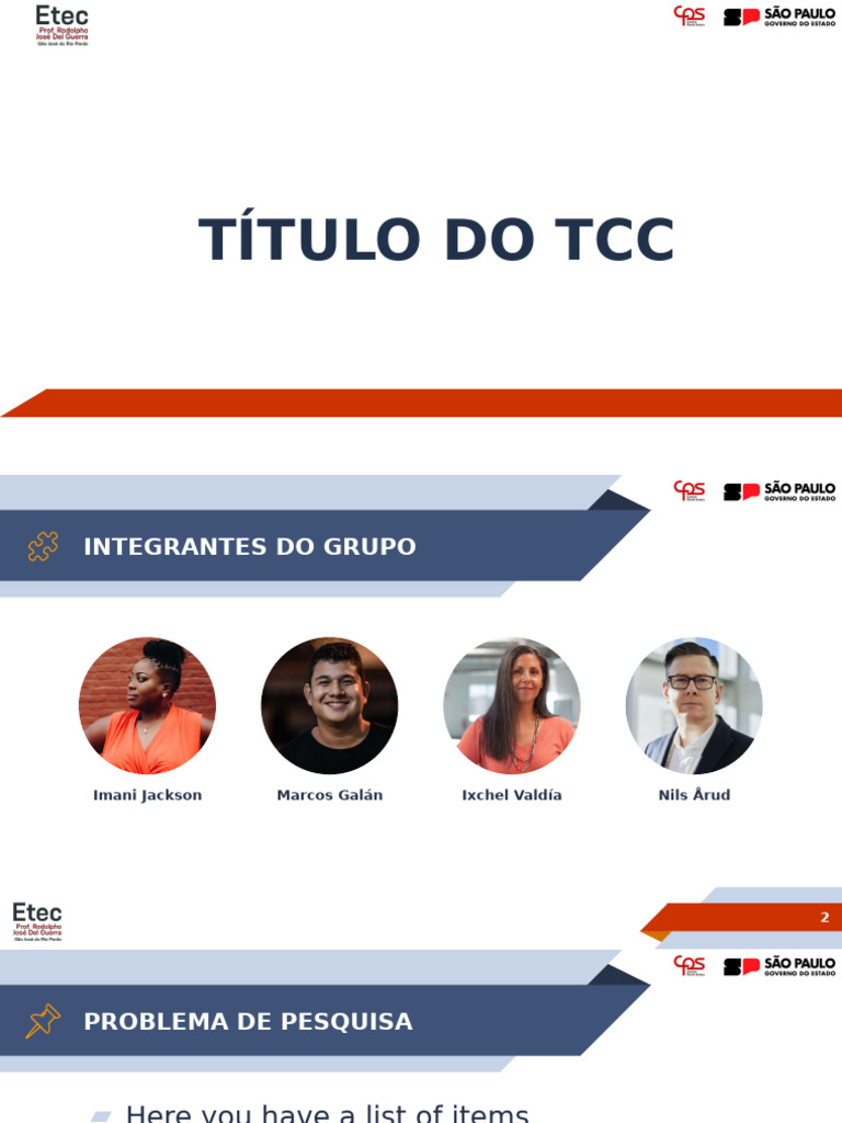 Modelo Apresentacao TCC | PDF