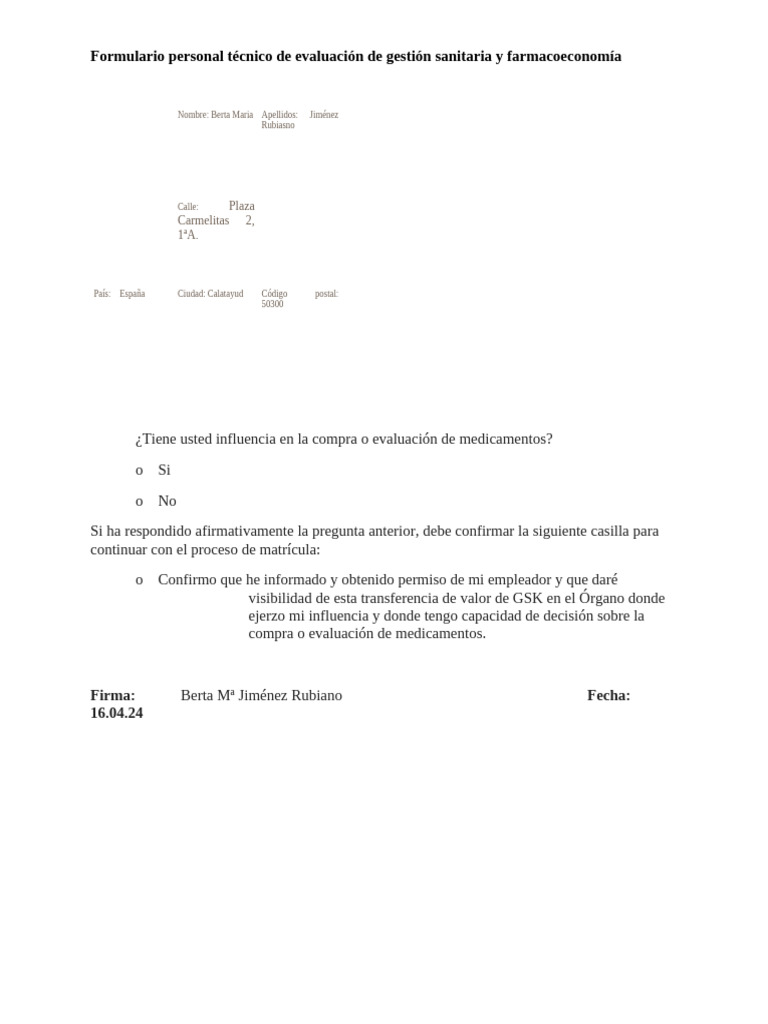 Formulario 2, IA | PDF