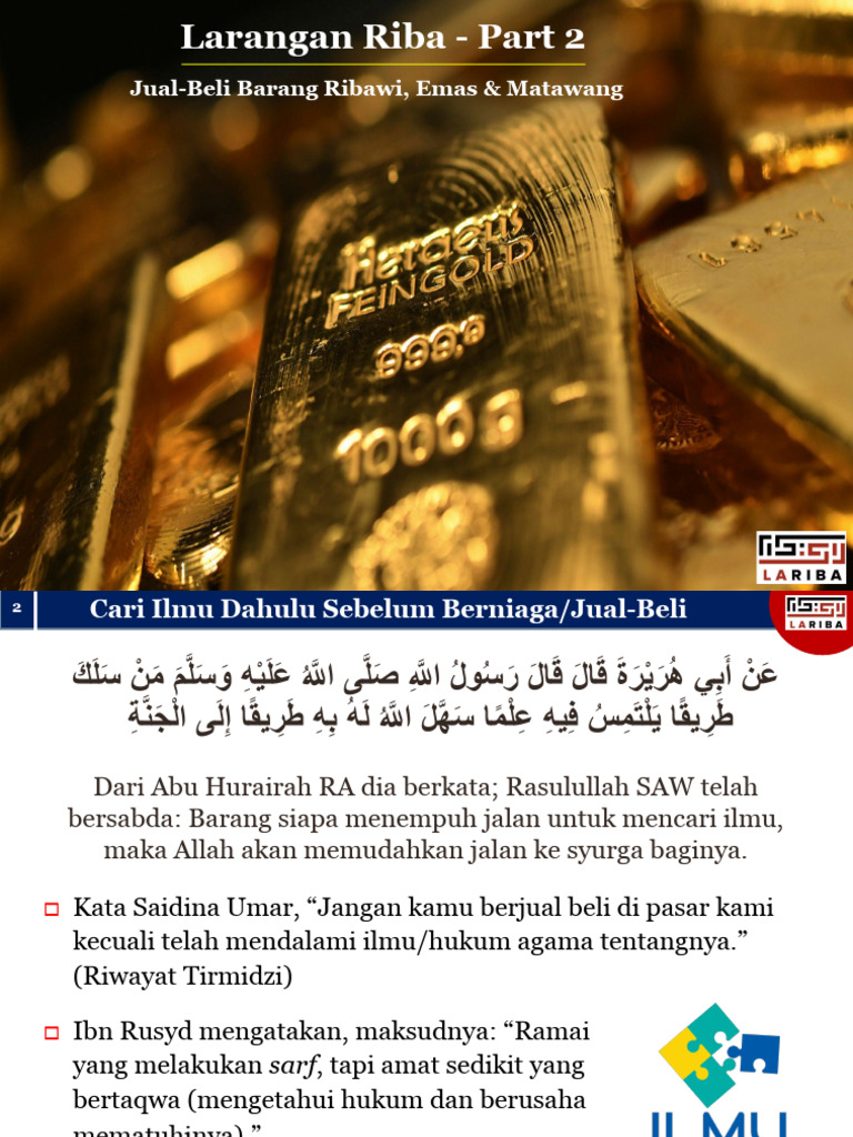Topik 4 Larangan Riba Part 2. | PDF