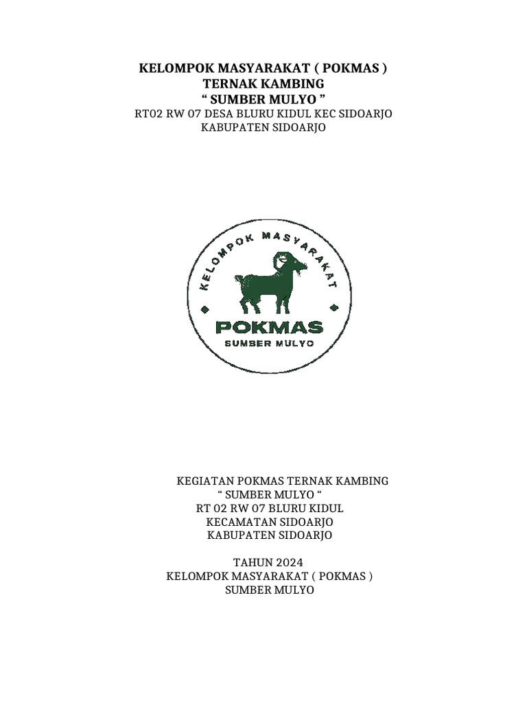 PROPOSAL POKMAS | PDF