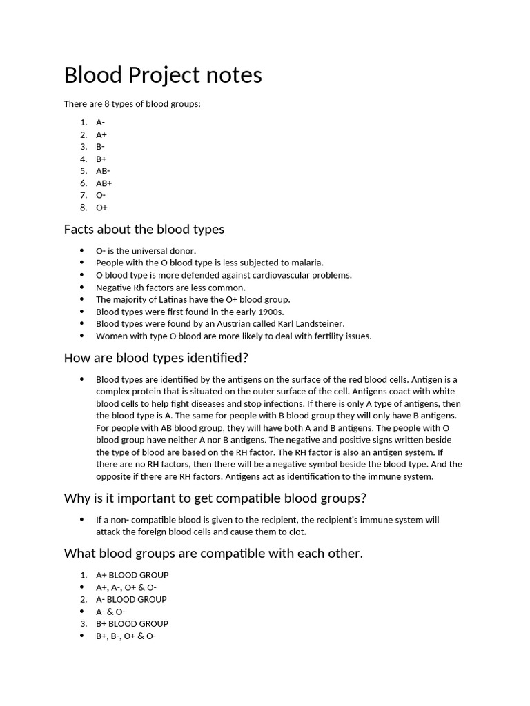 Blood | PDF | Blood Type | Blood