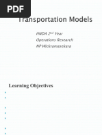 Transportation Problem Exercises | PDF | Prices | Mathematical Optimization