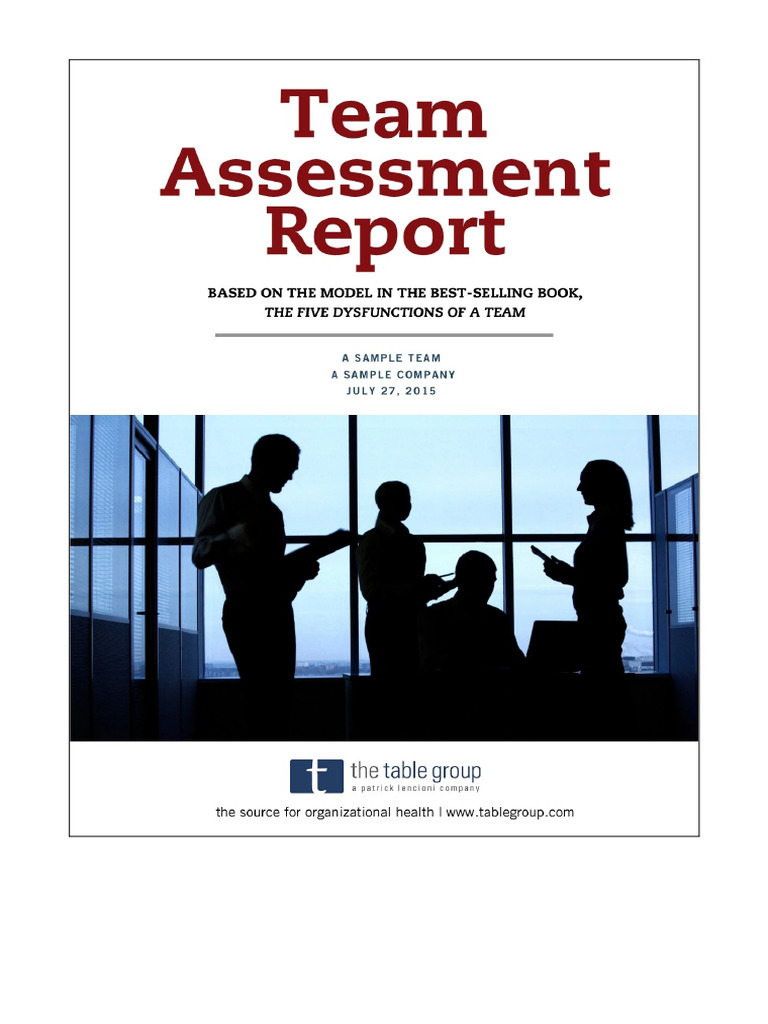 4 great examples of assessment reports for consultants and HR professionals to impress their ...