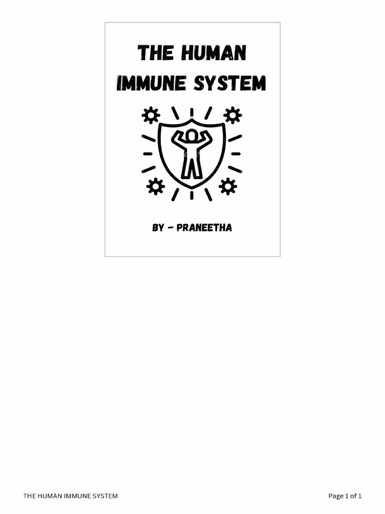 The Human Immune System | PDF