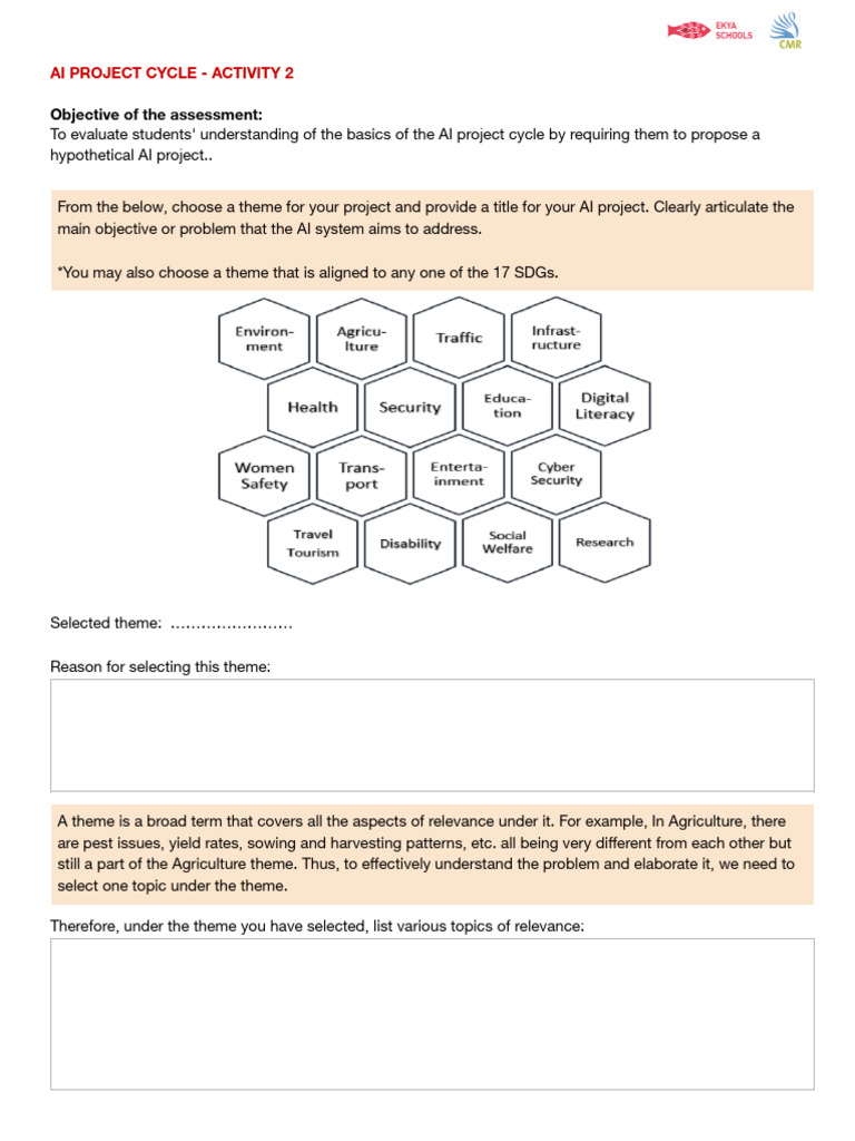 AI Project Cycle - Activity 2 | PDF | Artificial Intelligence ...