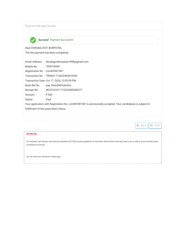 undergraduate payment ntpc | PDF