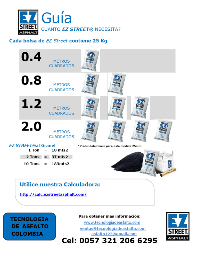 EZ Street - Guia de Cantidad | PDF