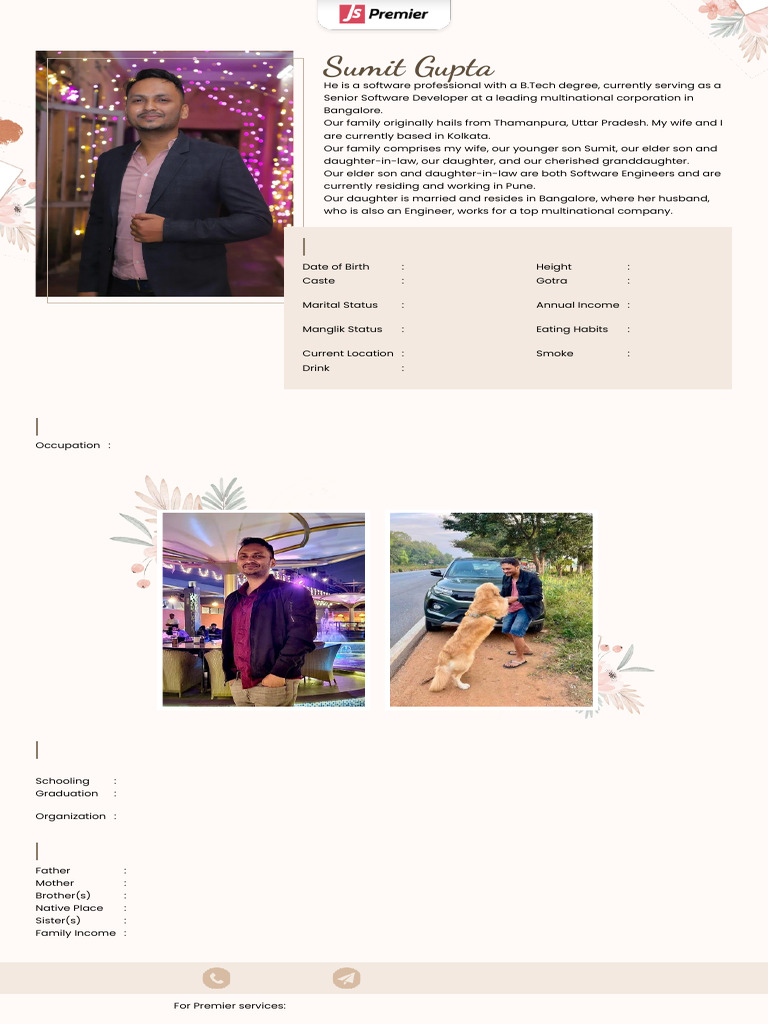 Sumit : a groom | PDF