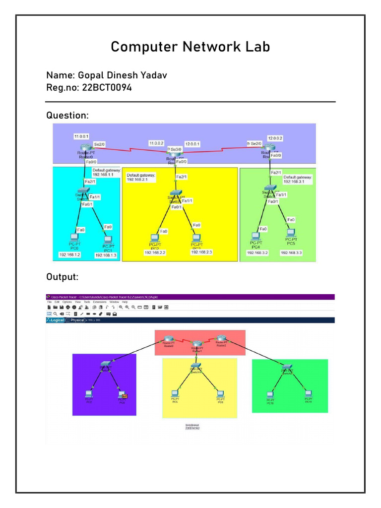 Computer Network Lab4 gopal | PDF