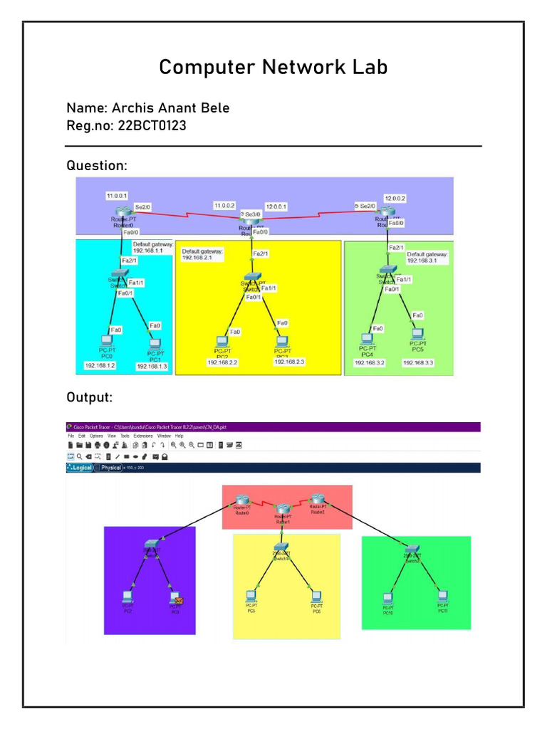 Computer Network Lab4 Archis New | PDF