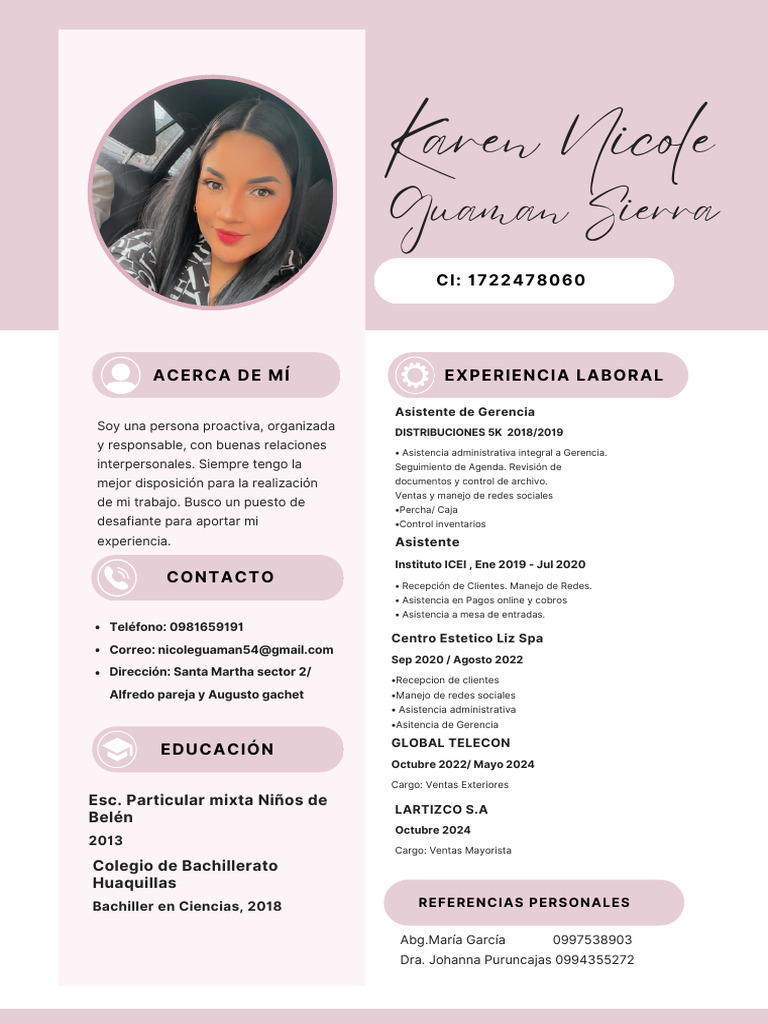 Currículum vitae nicole | PDF