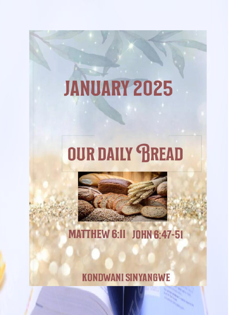Our Daily Bread: January 2025 Edition | PDF | Gratitude | God The Father
