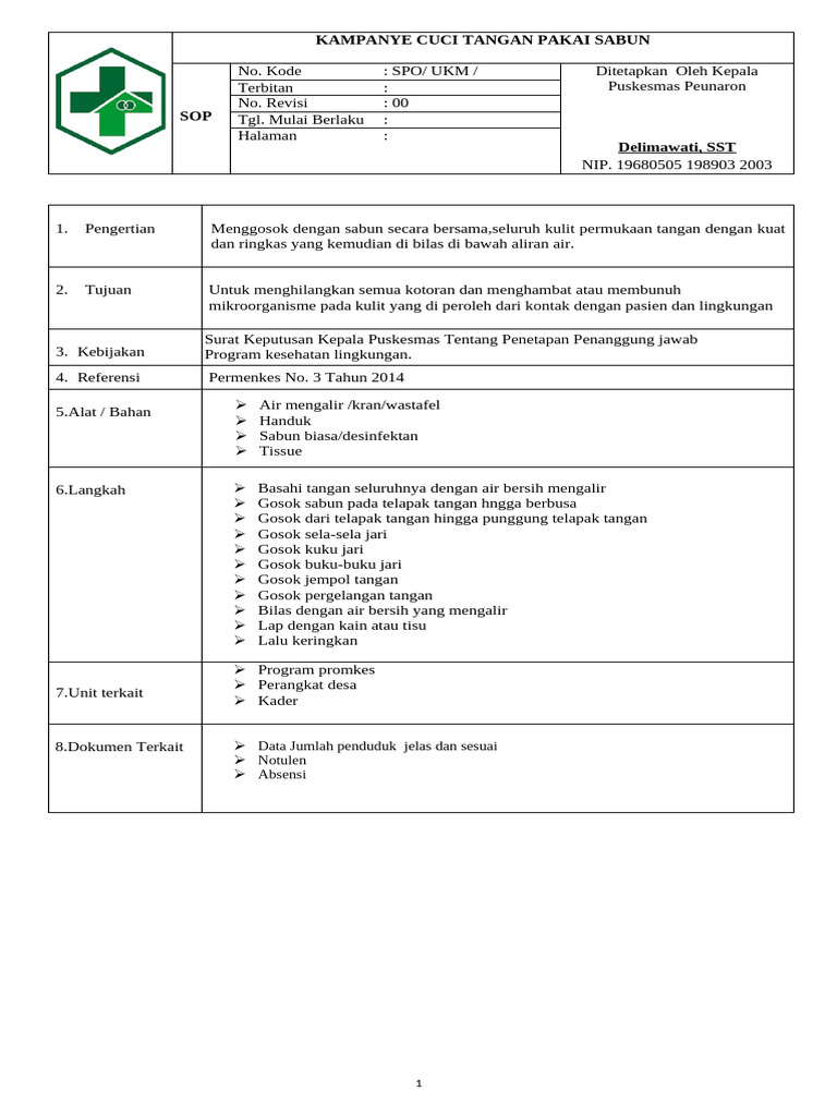 Sop Kampanye Ctps | PDF