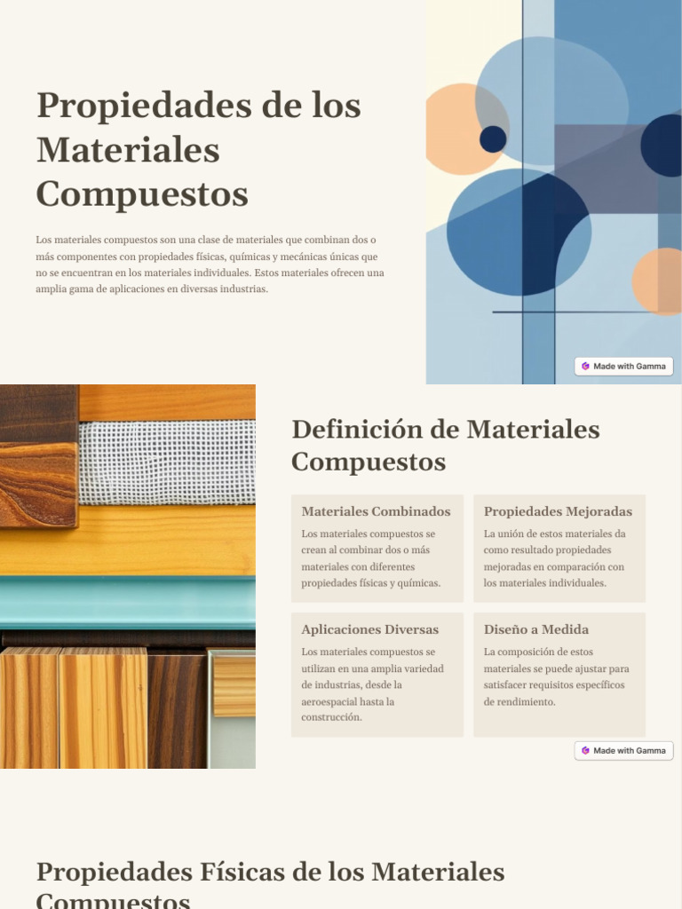 Guía de Materiales Compuestos | PDF | Material compuesto | Física Aplicada e Interdisciplinaria