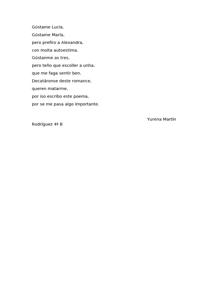 Poema Gallego | PDF