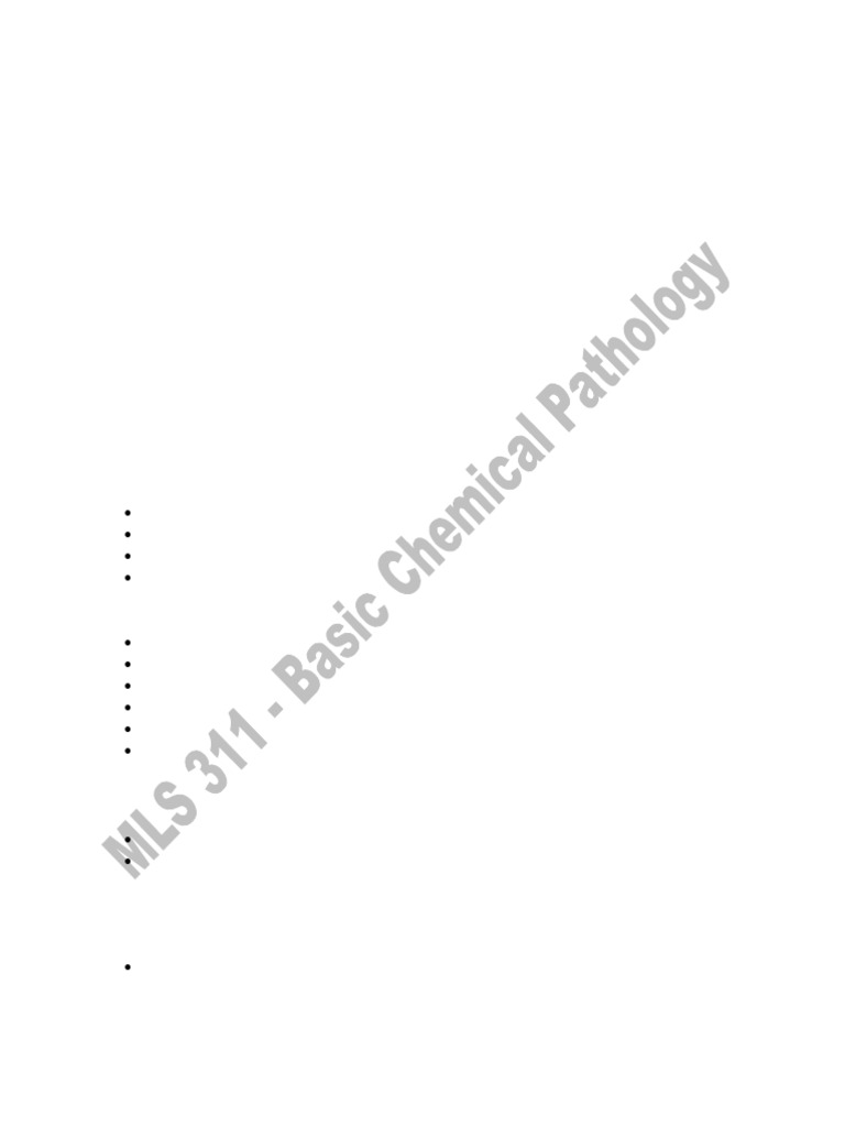 MLS 311 Basic Chemical Pathology | PDF | Angiotensin | Electrolyte