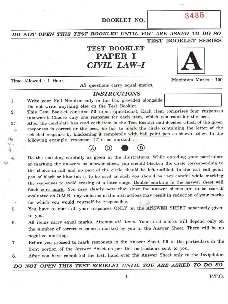 HPJS Prelims Prelims Paper 2016 | PDF