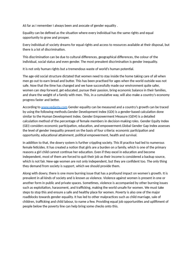 equality | PDF | Egalitarianism | Human Rights