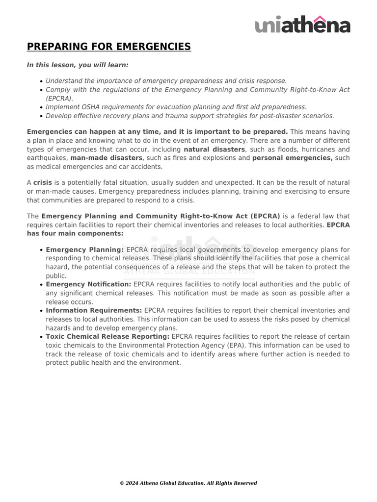 Emergency Preparedness Guide | PDF | Emergency Management | Emergency