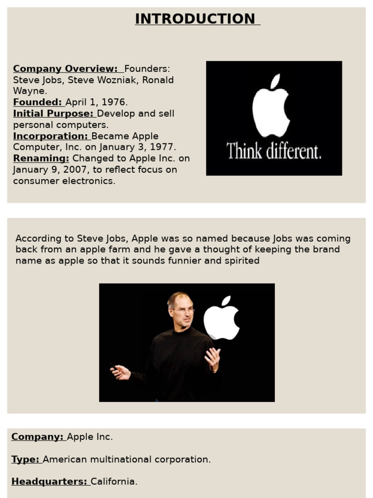 A Study On Marketing Strategy of Apple Comapny Inc | PDF | Apple Inc ...