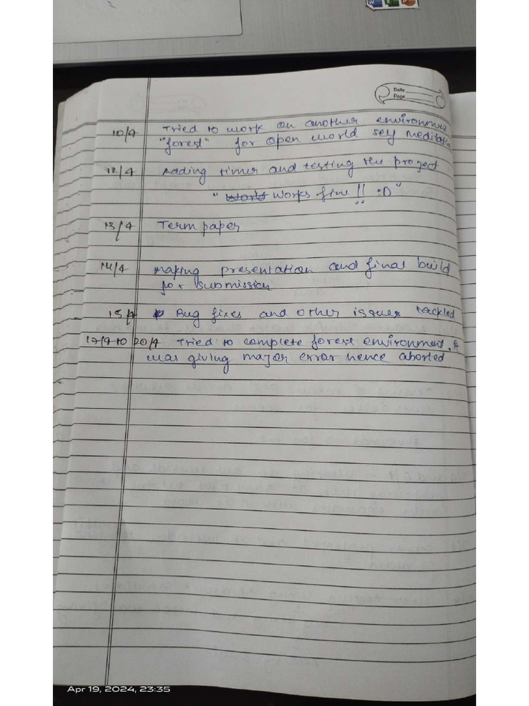 Log - Book - 220063 - The Pixel Architects | PDF