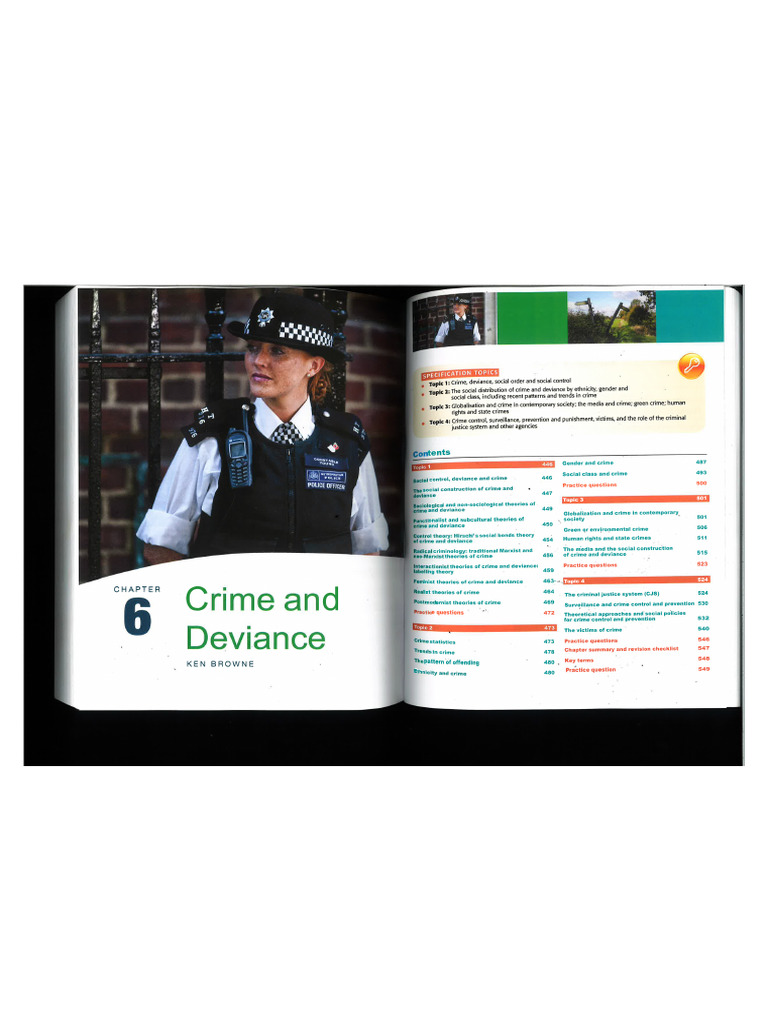 Open Crime and Deviance Textbook | PDF