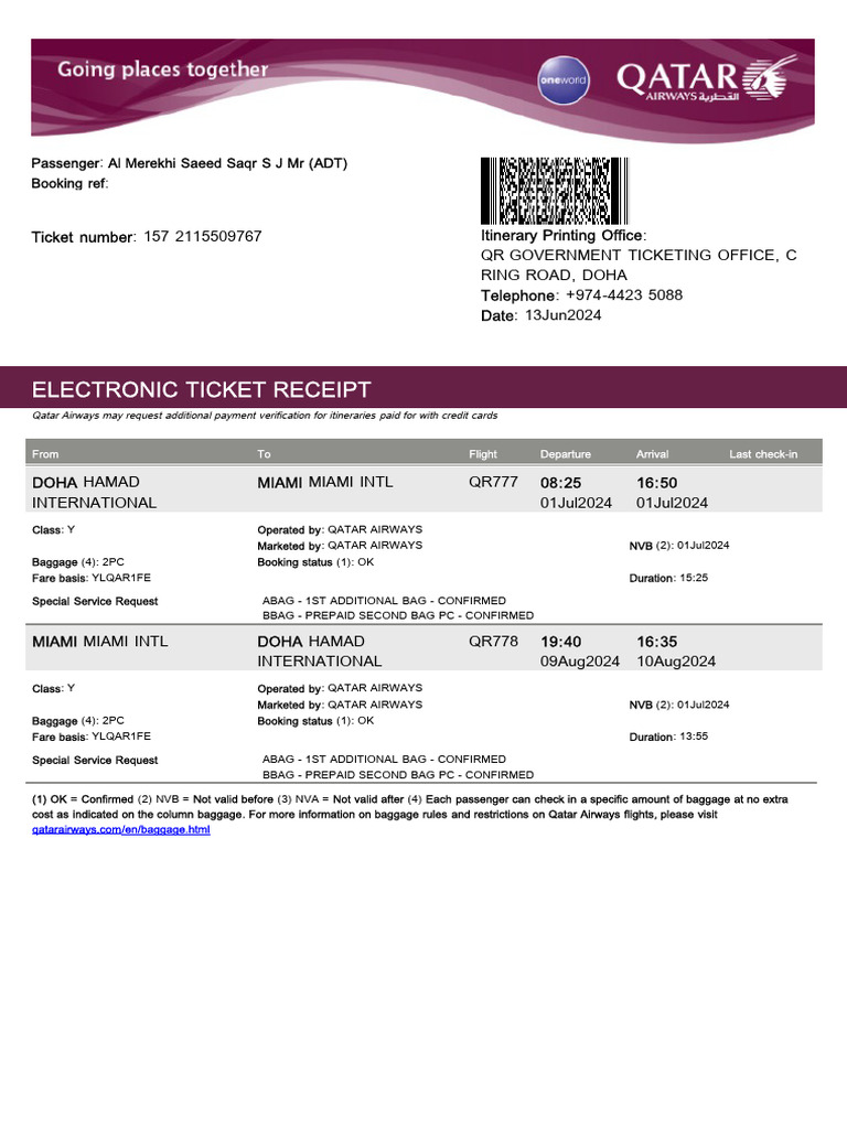 Your Electronic Receipt | PDF