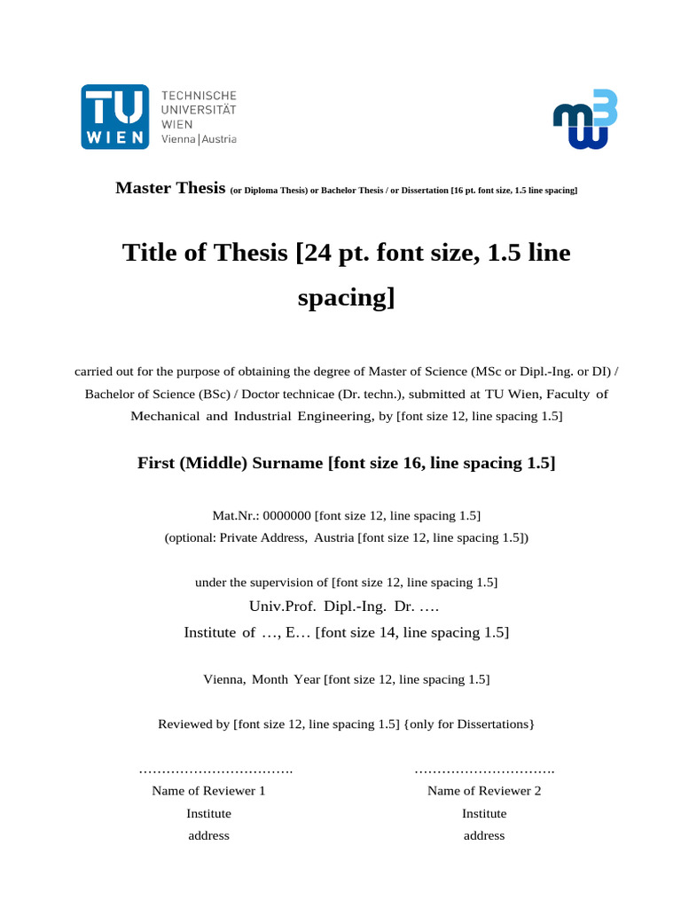 Guide For Thesis Incl Cover Sheet ENGLISH-14-01-21 | PDF | Comma | Thesis