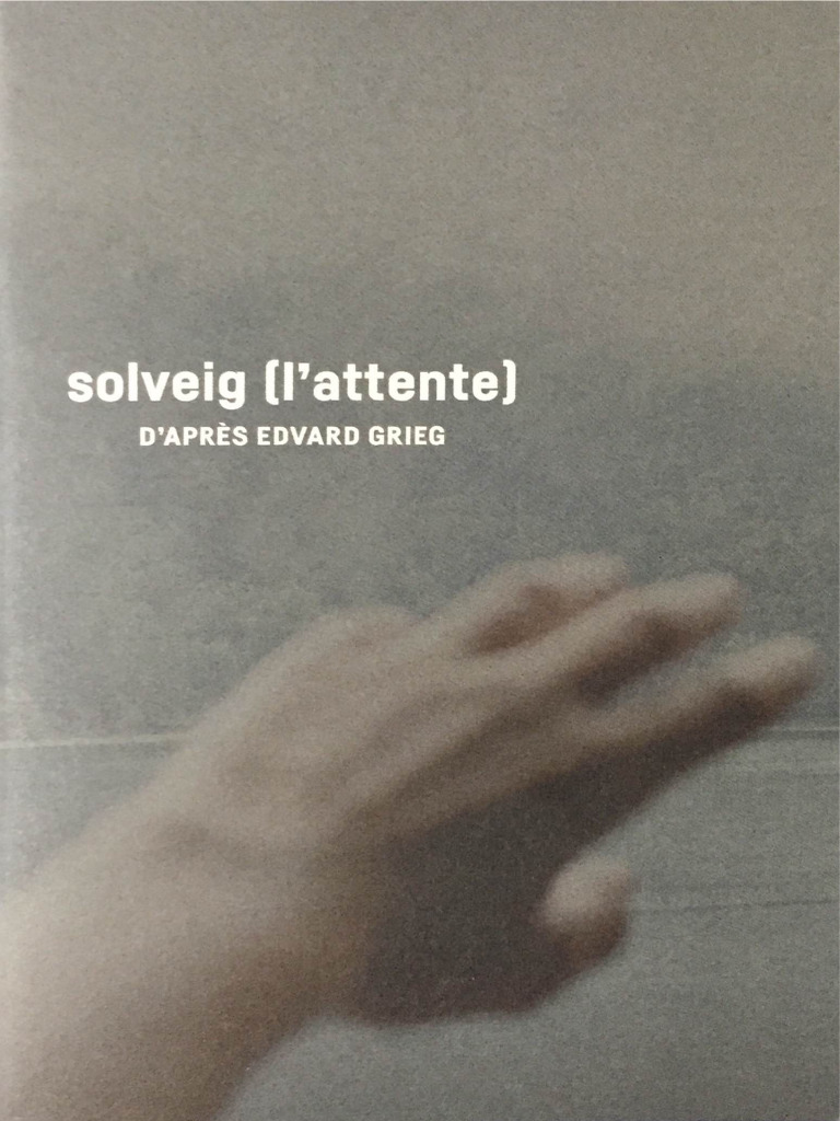 Solveig, Edvard Grieg | PDF