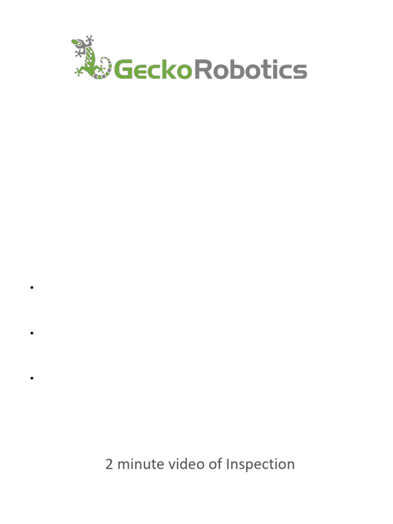 2 - GeckoRobotics - Robotic Inspection | PDF | Robotics