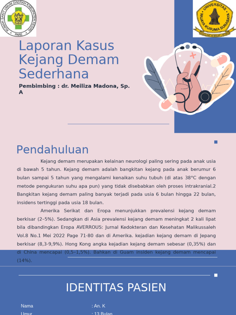 Laporan Kasus Kejang Demam | PDF
