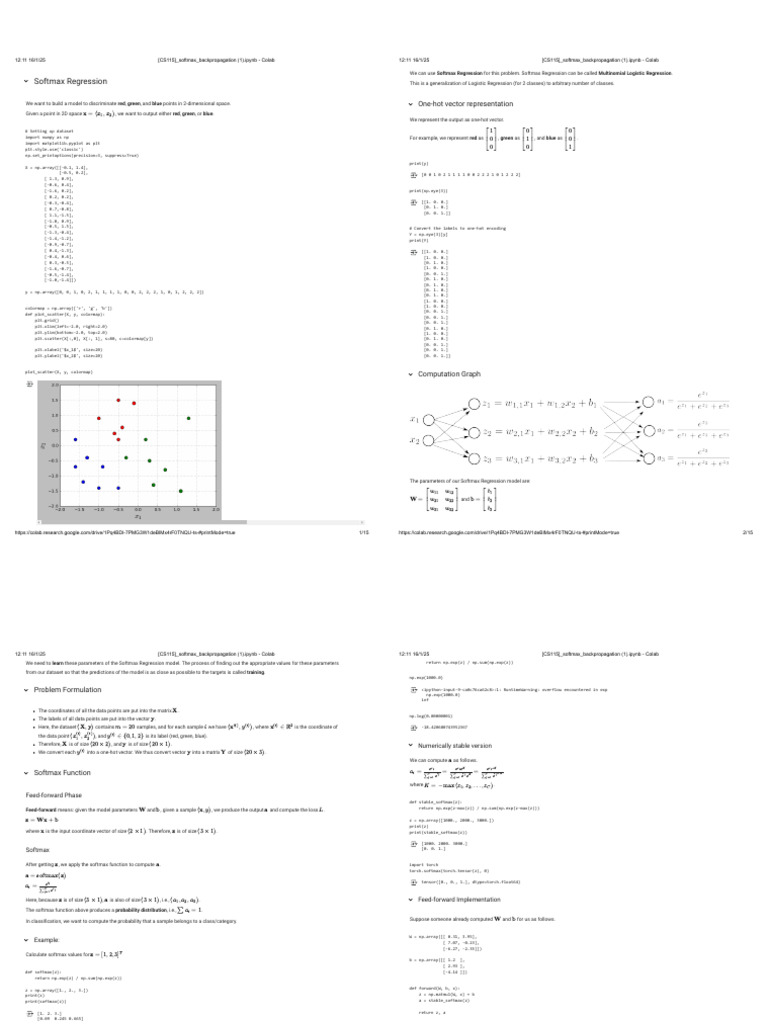 SoftMax Regress Real | PDF | Statistical Inference | Algorithms