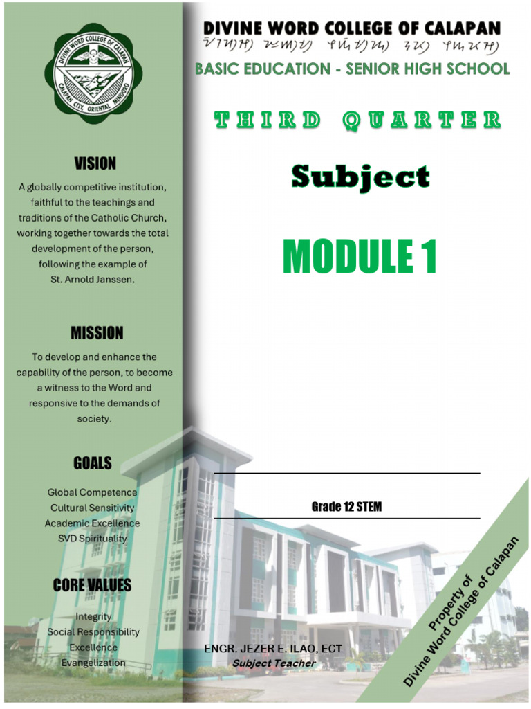 General Physics Module 1 - Lesson 1 | PDF | Electric Charge | Electric ...