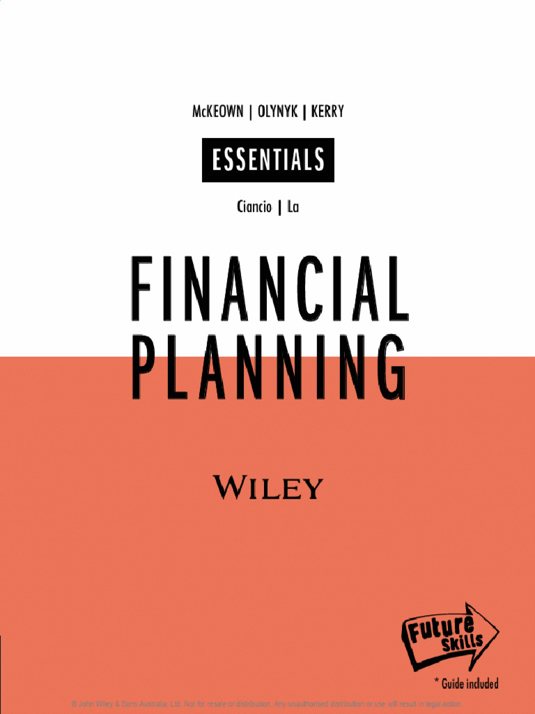 Financial Planning, Essentials Edition | PDF