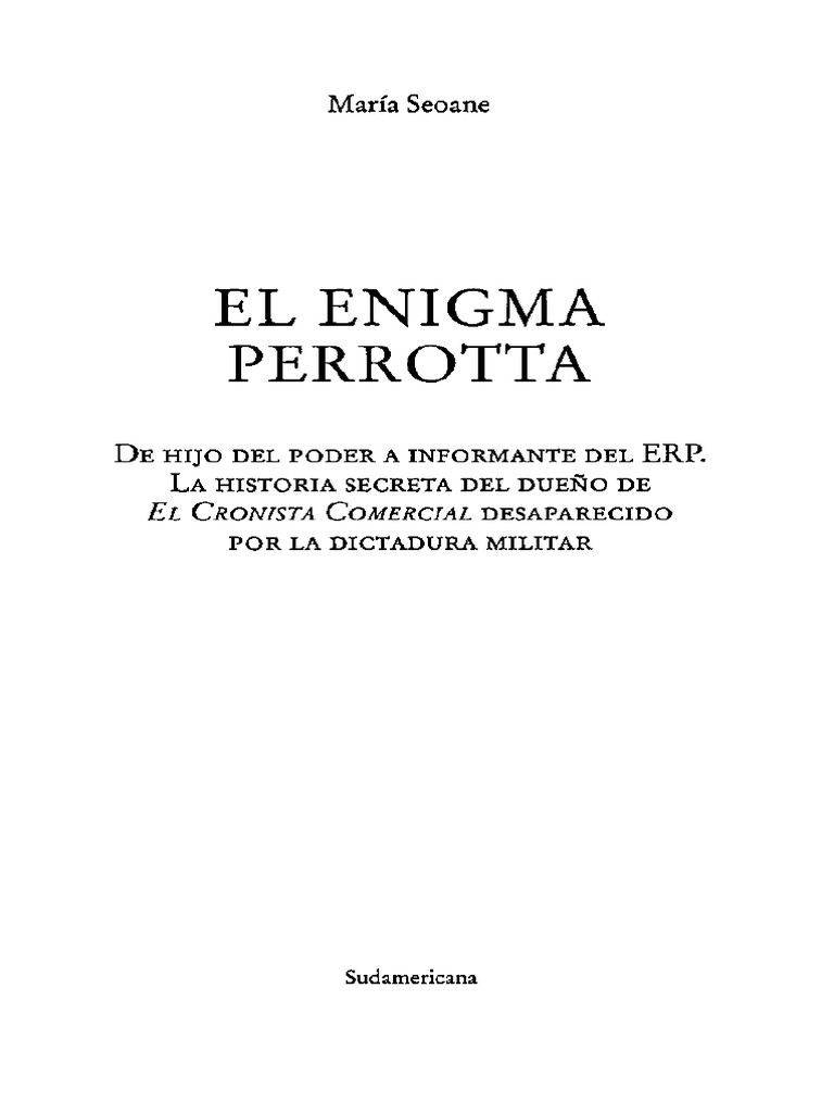El Enigma Perrota | PDF