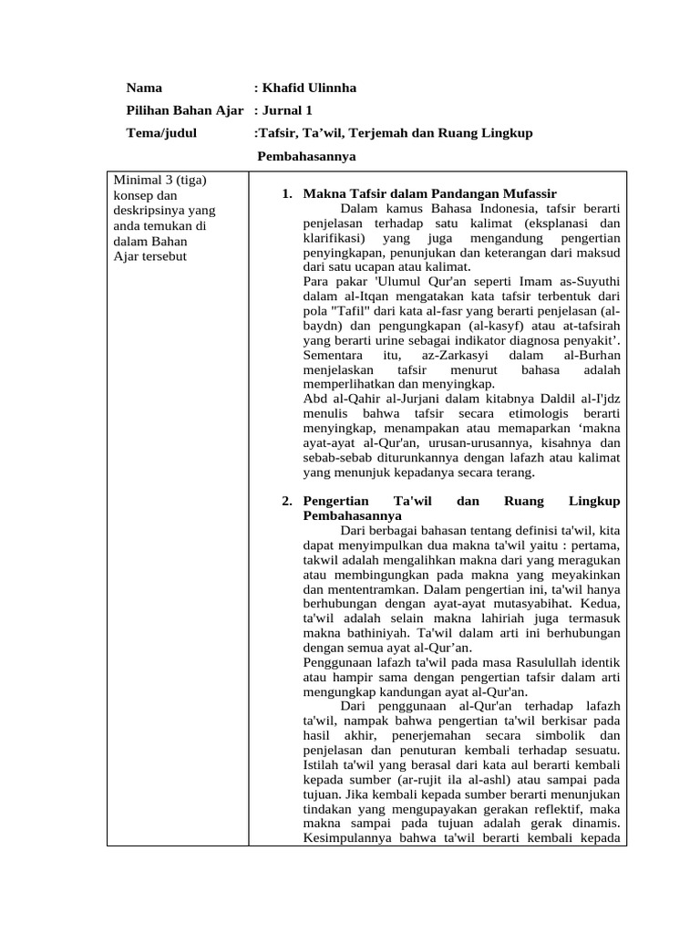 Analisis Bahan Ajar KB 2 | PDF