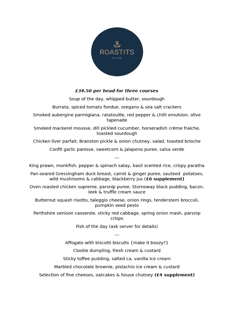 Set Menu Sample | PDF