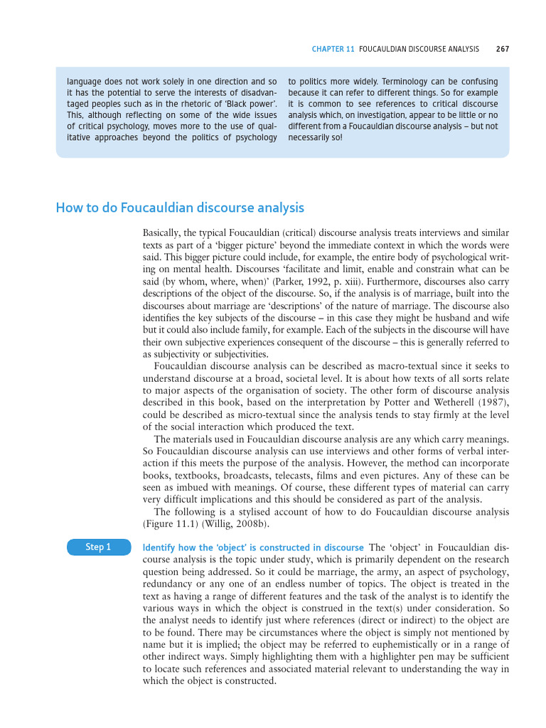 Foucauldian Discourse Analysis Guide | PDF | Discourse | Michel Foucault