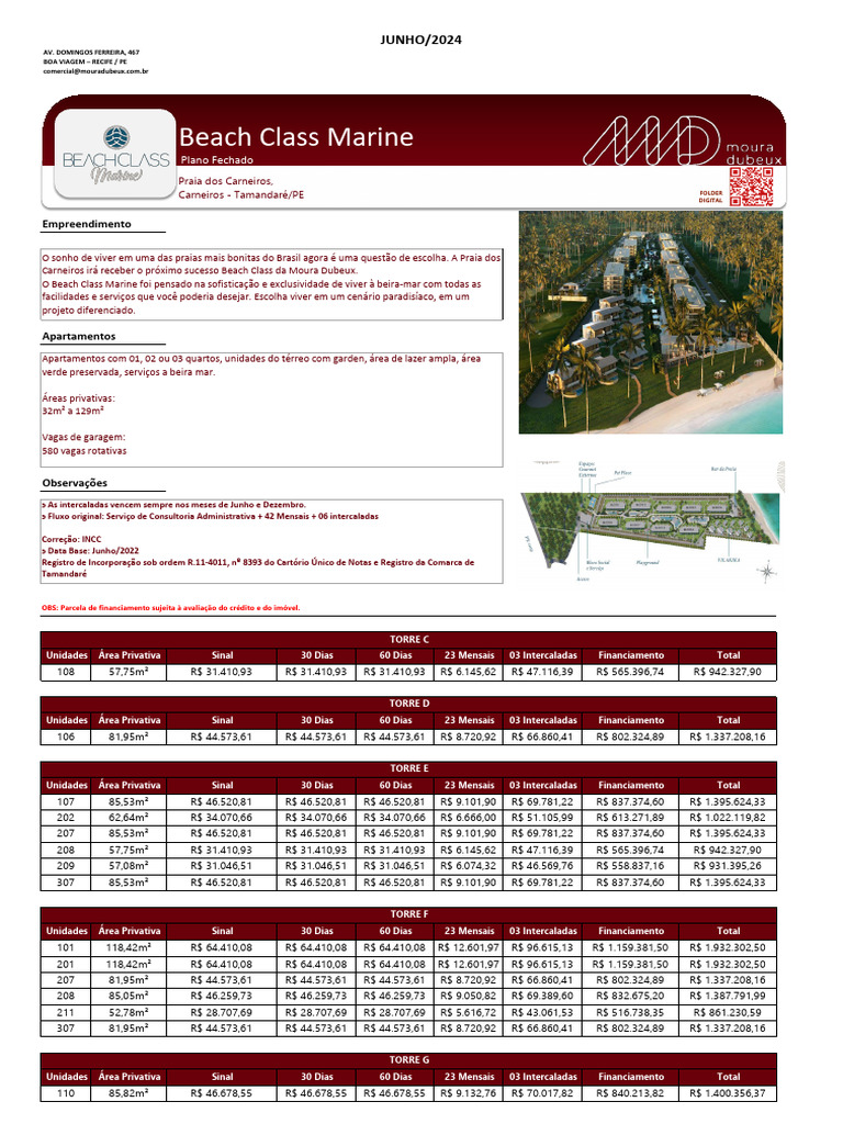 06.2024 - BEACH CLASS MARINE - Plano Fechado | PDF