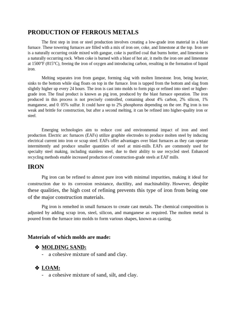 IRON. | PDF | Steel | Iron