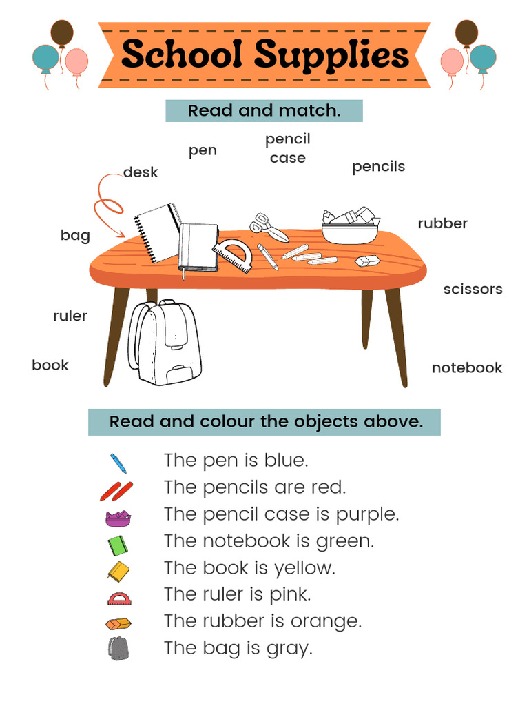 School Supplies | PDF