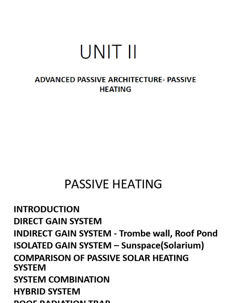 Unit 02 - Eea | PDF | Building Engineering | Building Technology