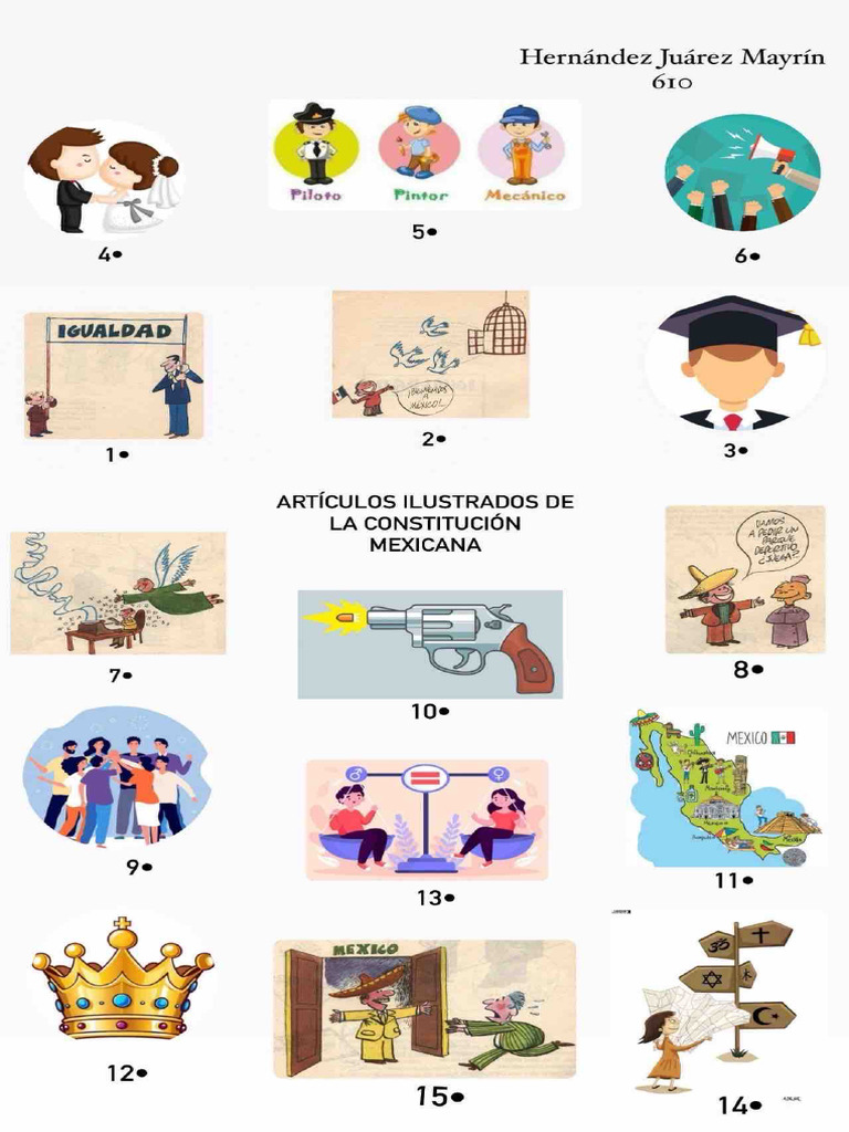 Artículos Ilustrados de la Constitución Mexicana | PDF