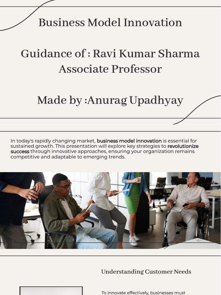 Anurag Upadhyay Business Model Innovation | PDF